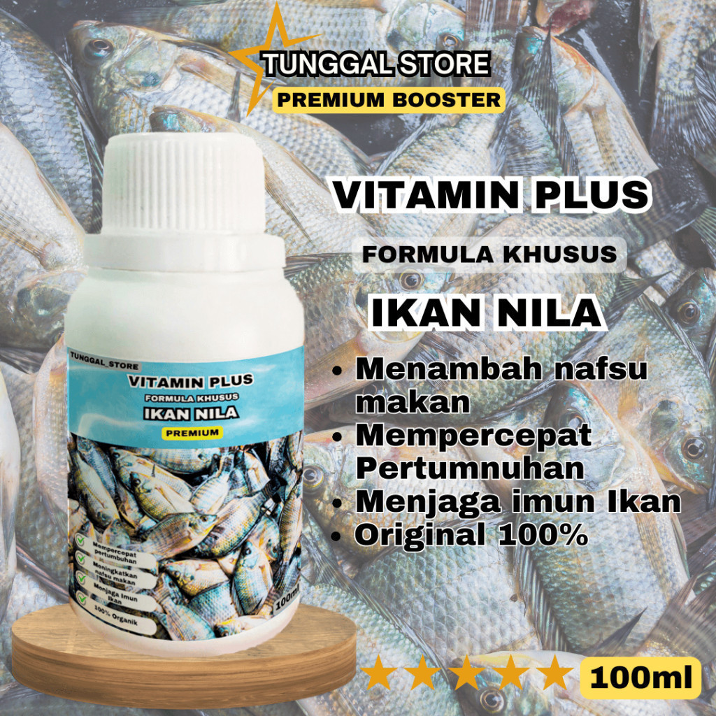 Jual PLUS pemacu pertumbuhan ikan Nila Probiotik formula khusus kemasan ...