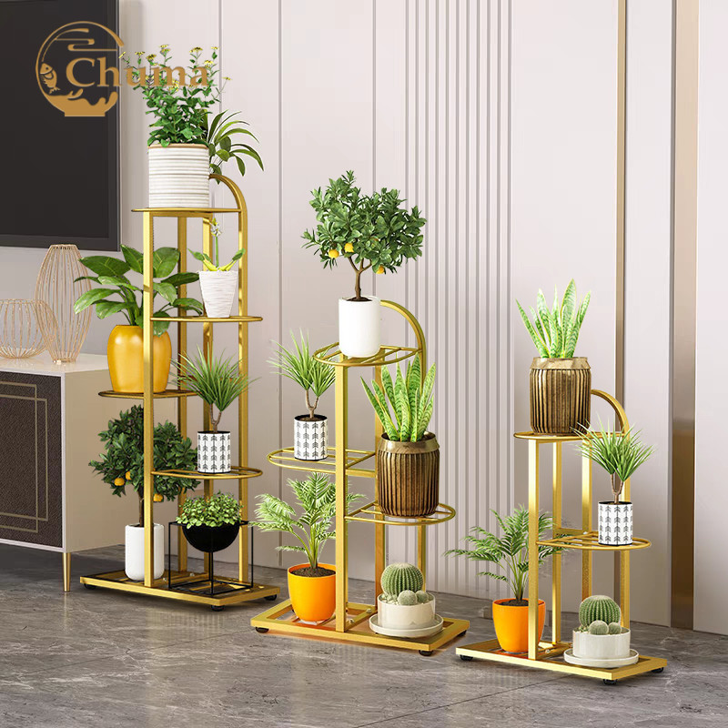 Jual 3/4/5/6 Susun|| Rak Bunga Besi Rak Pot Standing tempat Rak Bunga ...