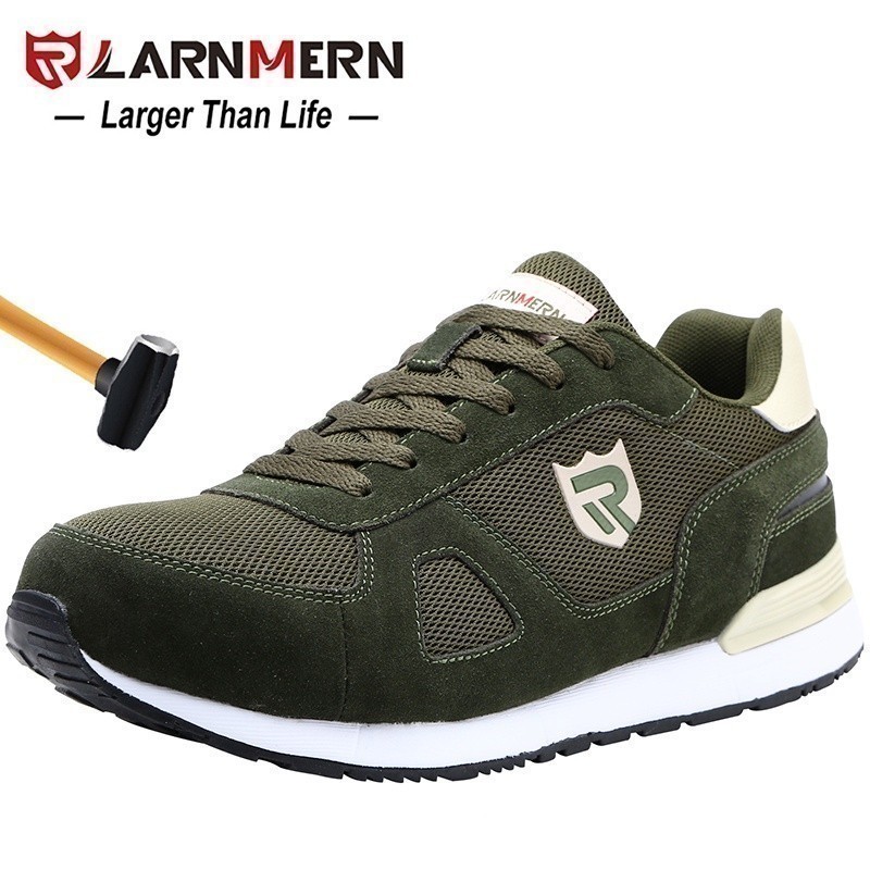 Jual LARNMERN Steel Toe Sepatu Keselamatan Kerja Pria Ringan Wanita ...