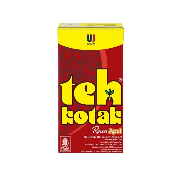 Jual ULTRA TEH KOTAK RASA APEL 300 ML | Shopee Indonesia