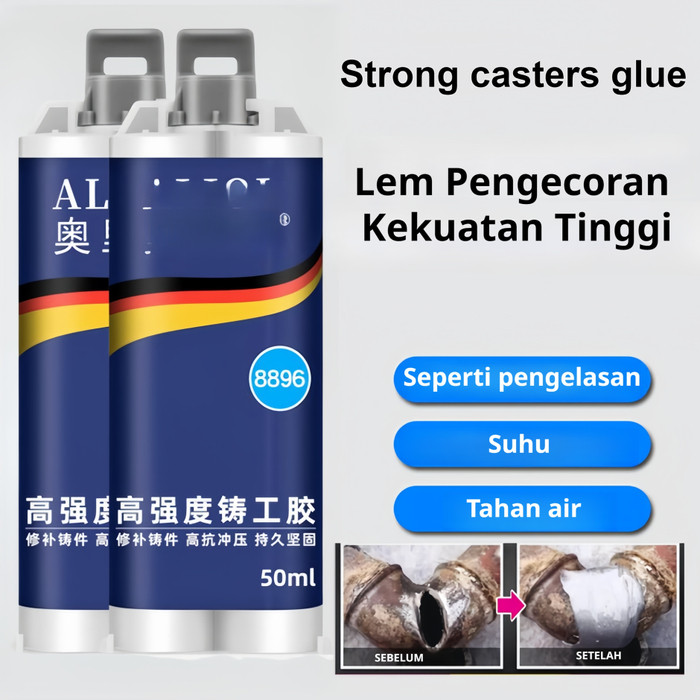 Jual [Proporsi otomatis] lem besi super kuat tahan panas/lem besi super ...