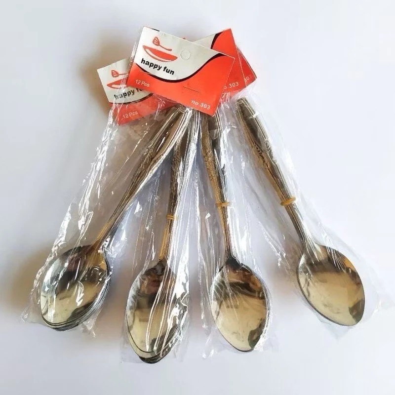 Jual HML | 12pc Sendok Makan Stainless Tebal Lusinan GSF | Sendok Garpu ...