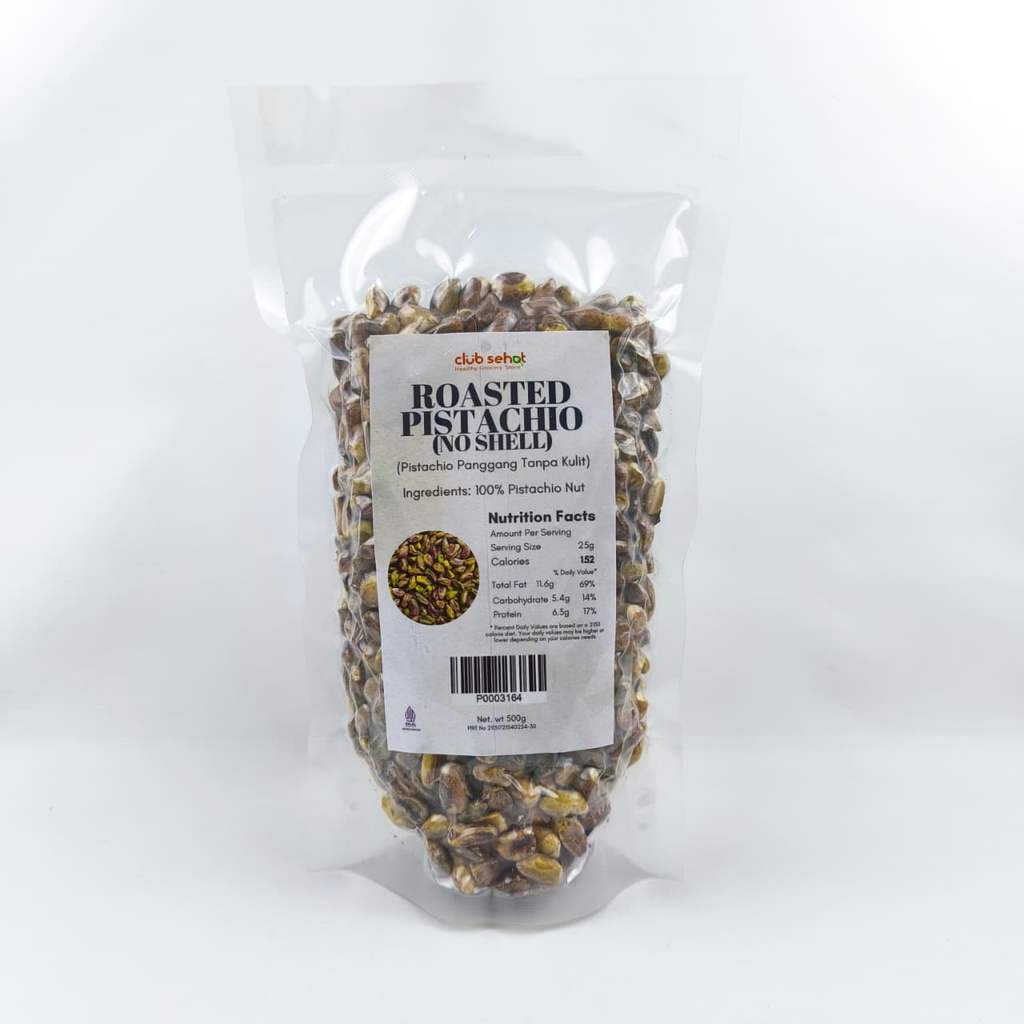 Jual Club Sehat Roasted Pistachio No Shell 500gr – Kacang Pistachio ...