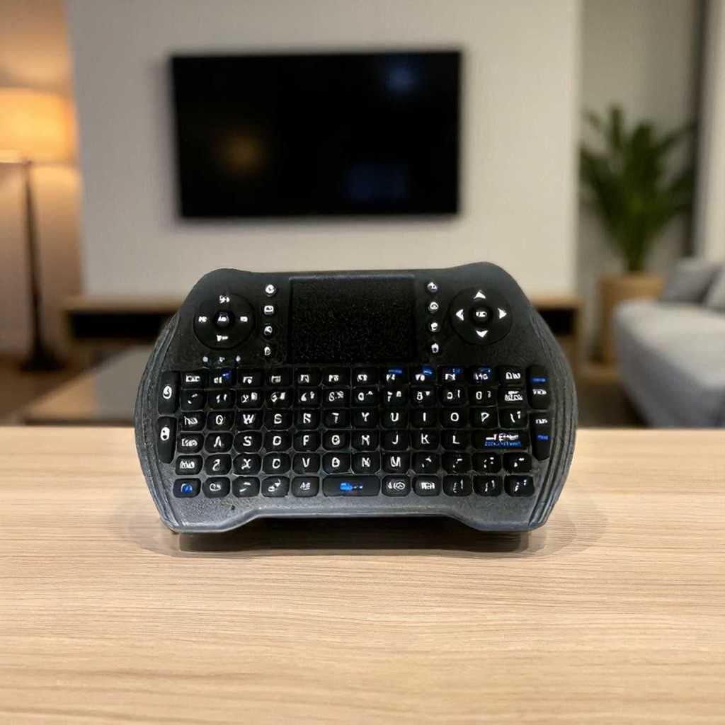 Jual Keyboard Wireless Mini 2.4GHz Rechargeable with Touchpad Air Mouse ...