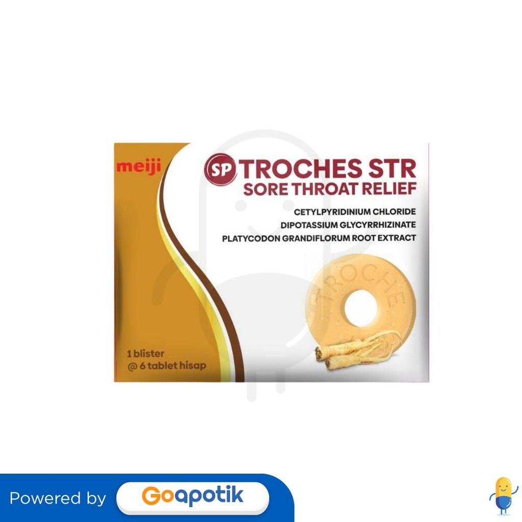 Jual Sp Troches Str Sore Throat Relief Blister 6 Tablet | Shopee Indonesia