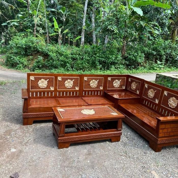 Jual Kursi Sudut Kayu Jati Mewah Terlengkap & Harga Terbaru Mei 2026 ...