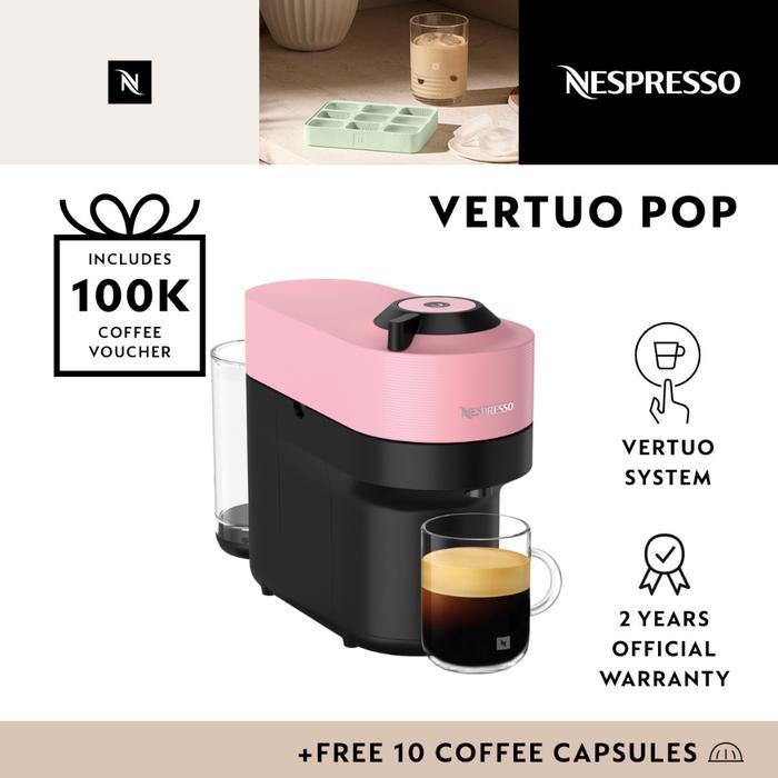 Jual Nespresso Vertuo Pop Coffee Machine, Candy Pink (Mesin Kopi ...