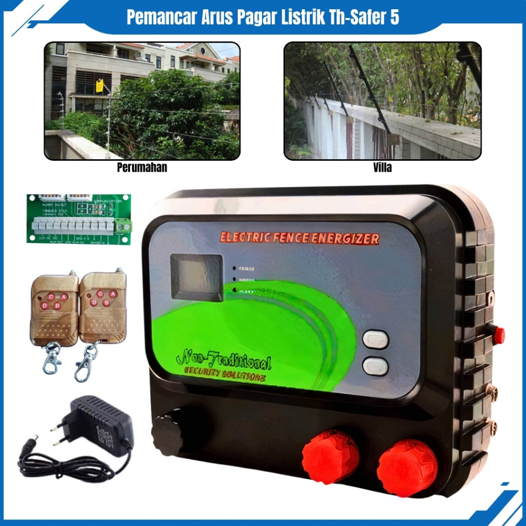 Jual Pemancar Arus Pagar Listrik TH-SAFER 5 Rumah Penjara Komplek Villa ...