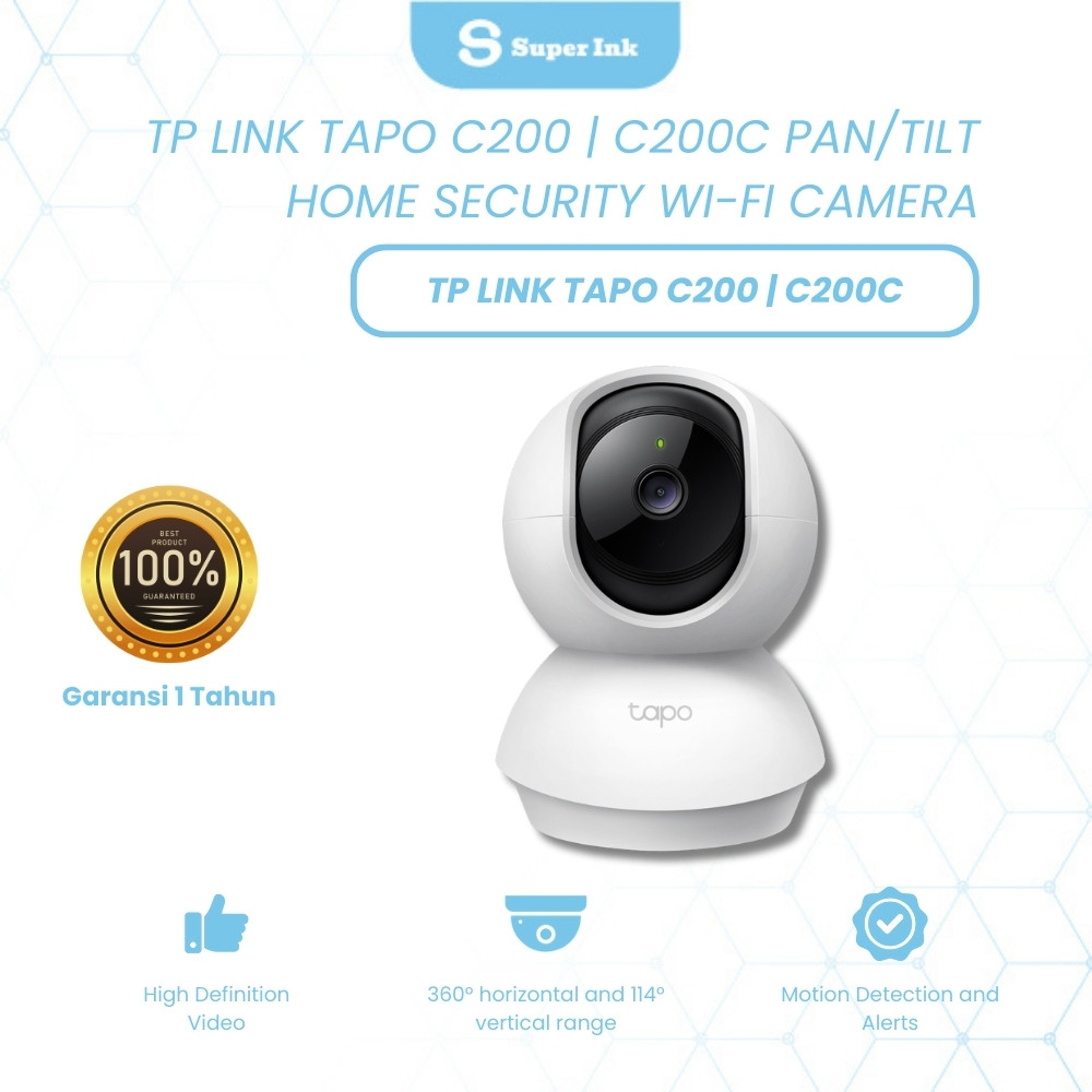 Jual TP-Link Tapo C200 1080p Pan/Tilt Indoor WiFi Security Camera ...