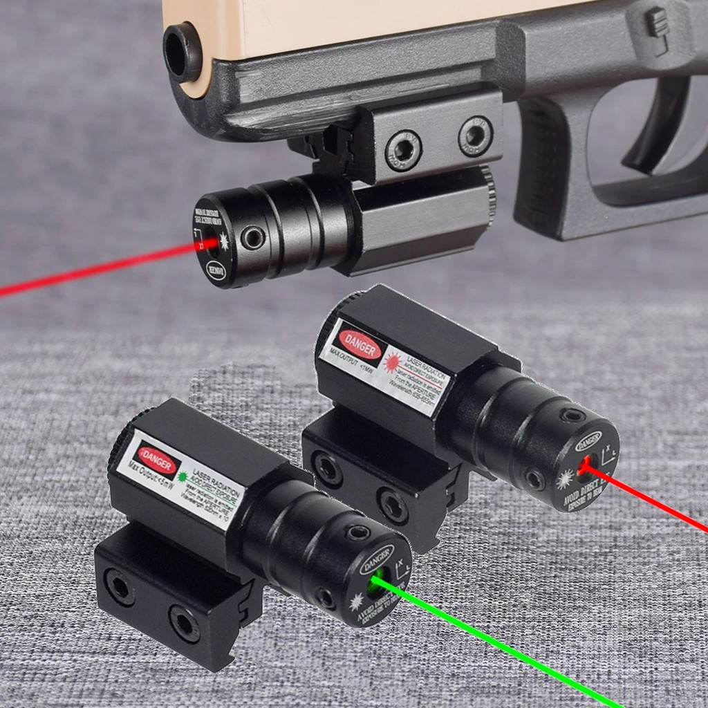 Jual Tactical Red Dot Laser Pointer Sight Scope 11mm 20mm Adjustable ...