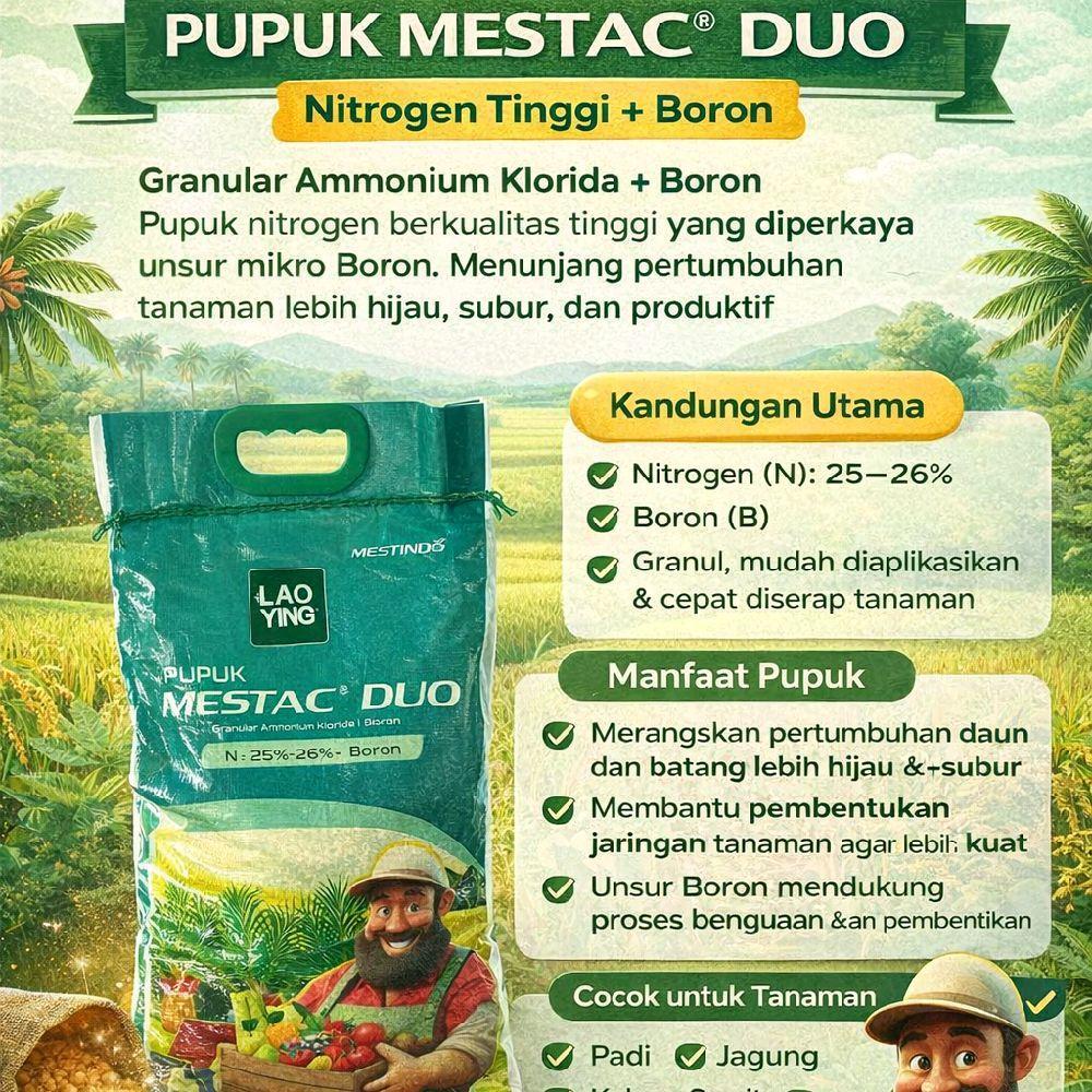 Jual Pupuk Nitrogen plus Boron Mestac Duo kemasan 5 kg | Shopee Indonesia