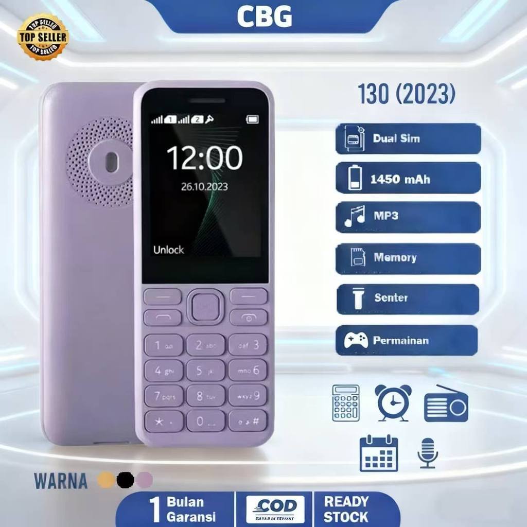 Jual COD Handphone NOKIA 130 2023 NEW | Shopee Indonesia