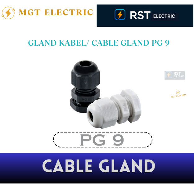 Jual Kabel Gland PG9 ( 4-8mm ) / Cable Gland PG-9 ( 4 mm - 8 mm ...