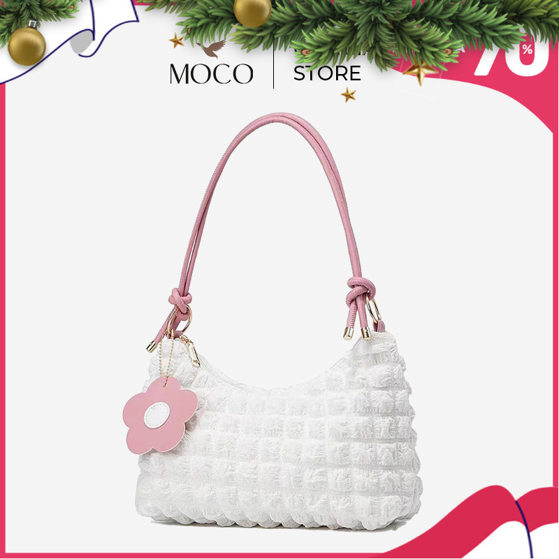 Jual MOCO OFFICIAL - Tas Hand Bag Wanita Awan Lucu Marshmallow Puffer ...
