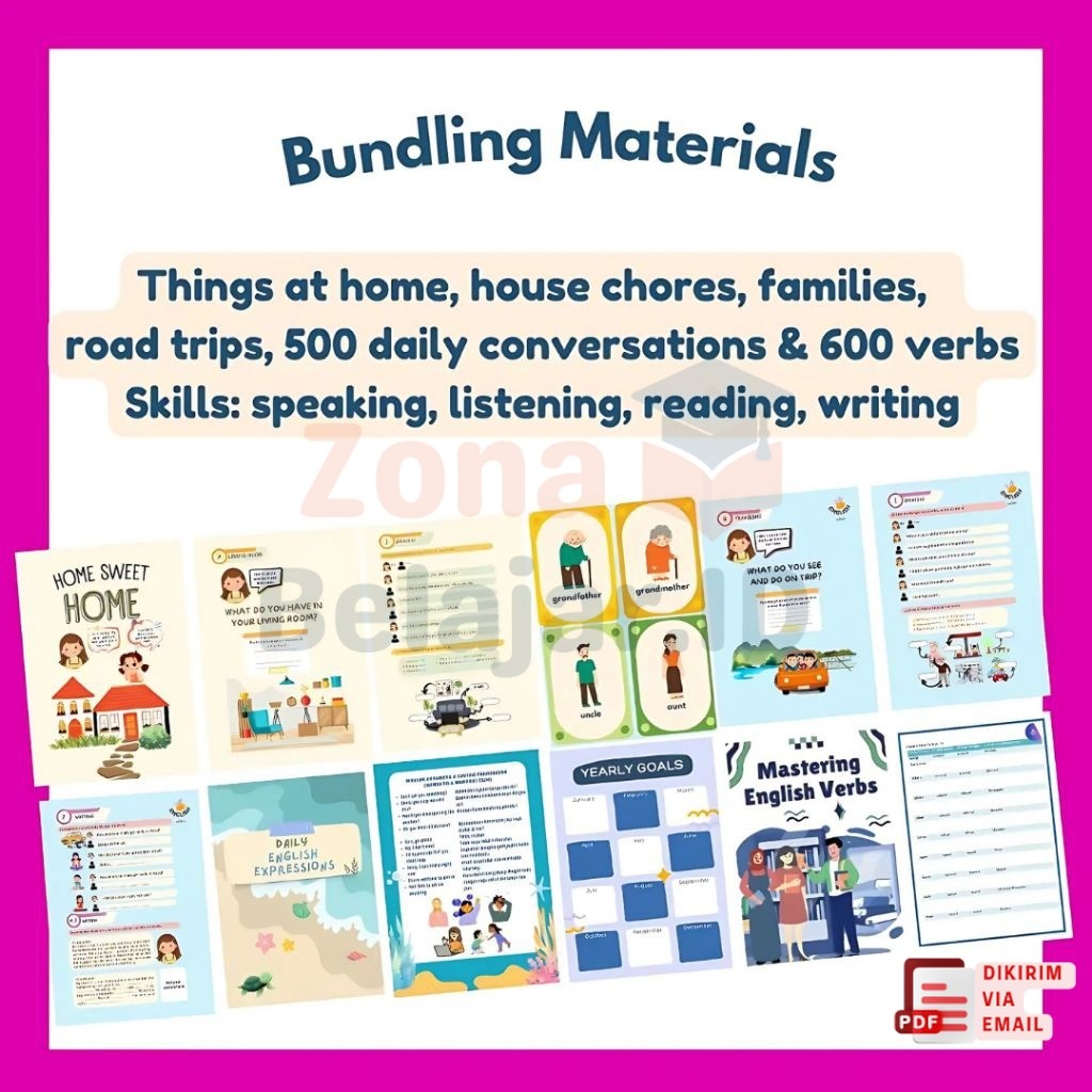 Jual Paket Lengkap Belajar Bahasa Inggris – Bonus Flashcard, Story Book ...