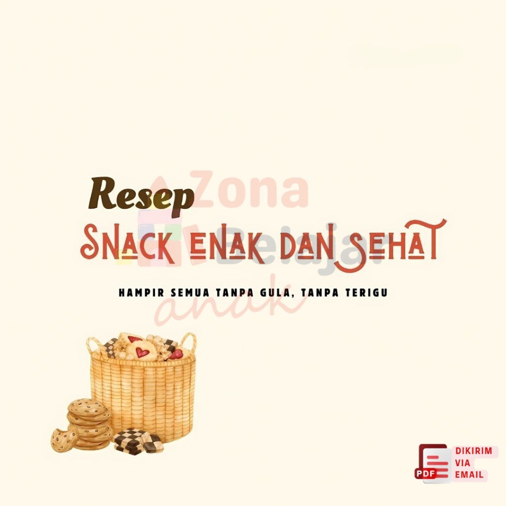 Jual Resep Snack Sehat & Simple | Tanpa Gula & Tepung, Cocok untuk Anak ...