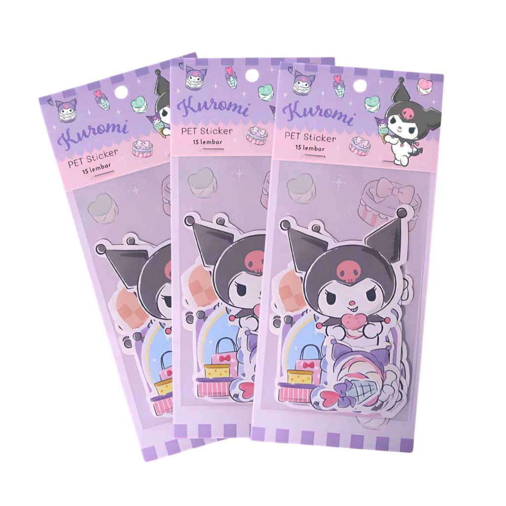 Jual ADINATA Kuromi Pet Embossed Stickers | Sticker Adinata | Shopee ...
