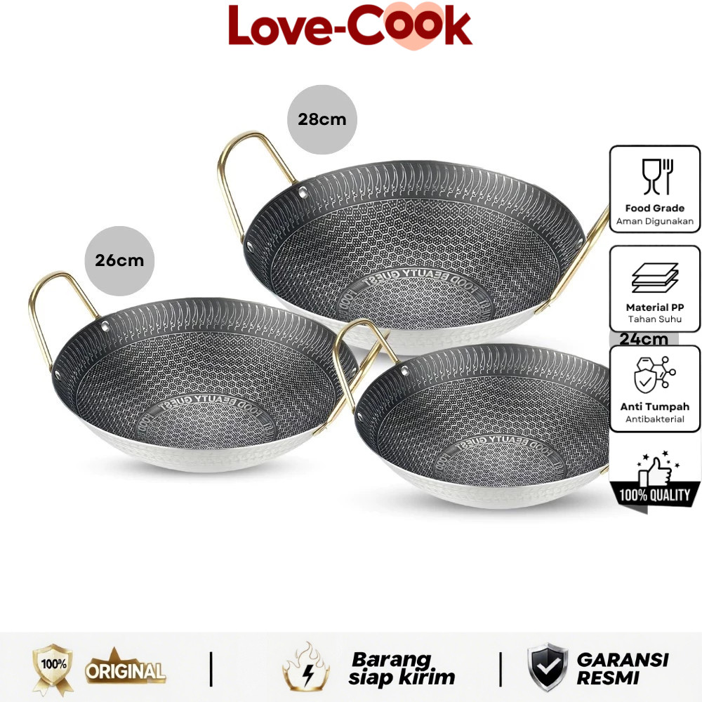 Jual Love Cook-Panci baja tahan karat Multi ukuran 24/26/28cm Panci ...