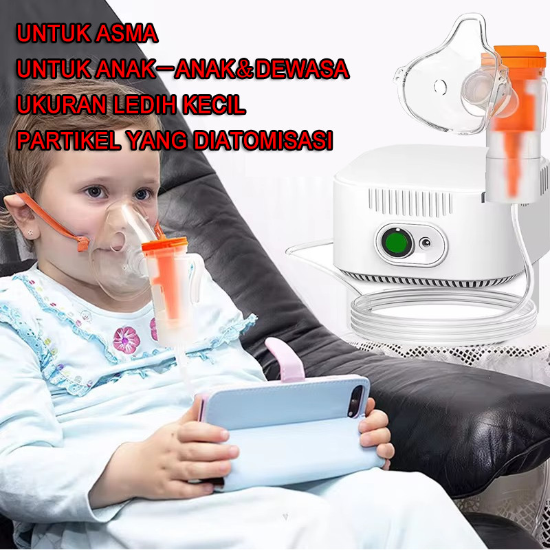Jual Compressor Alat Nebulizer Anak Inhaler Asma Bayi Batuk Pilek ...