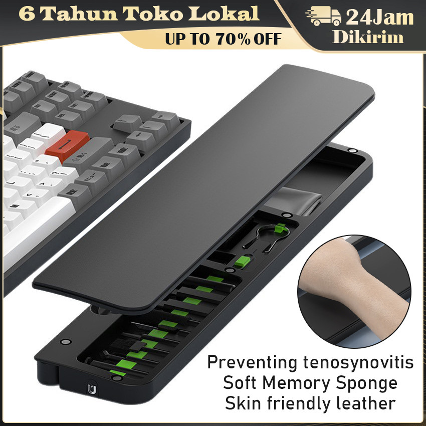 Jual Penyangga Pergelangan Keyboard Memory Foam / Wrist Rest Pad Empuk ...