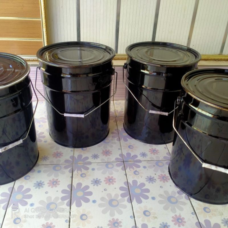 Jual Tempat sampah 20liter,tong sampah besi,tong sampah kaleng, ember ...