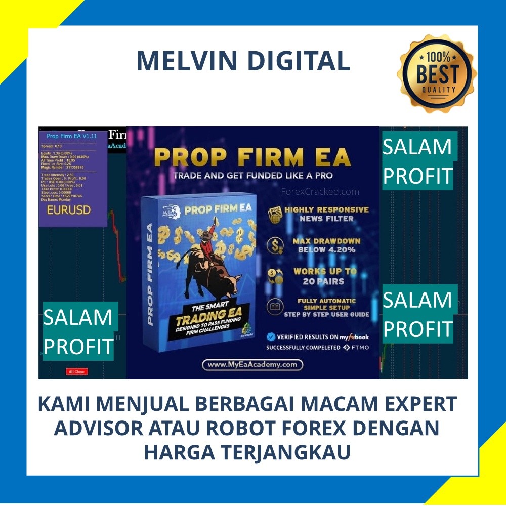 Jual Robot Forex - PROP FIRM EA V2 | Expert Advisor | Robot Forex ...