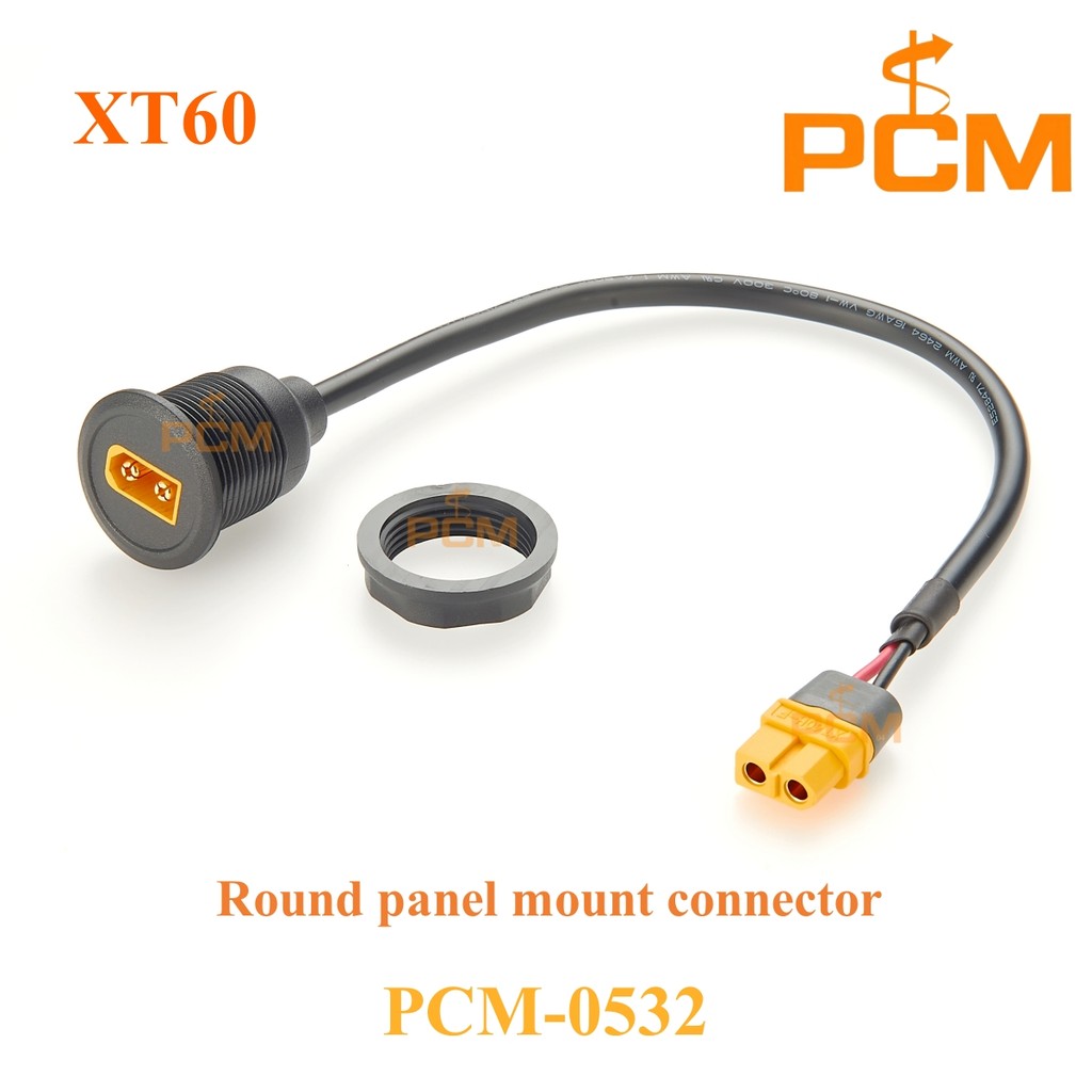 Jual Round panel Mount XT60 arge Cable, High Current Connector XT60 ...