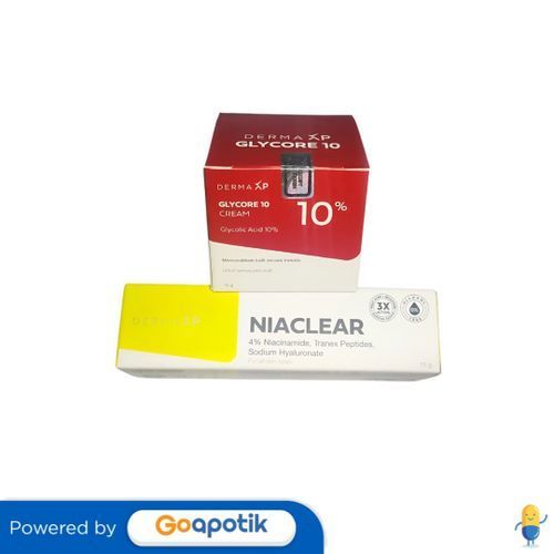 Jual Glycore 10% Cream 10 Gram & Derma Xp Niaclear 15 Gram Tube ...
