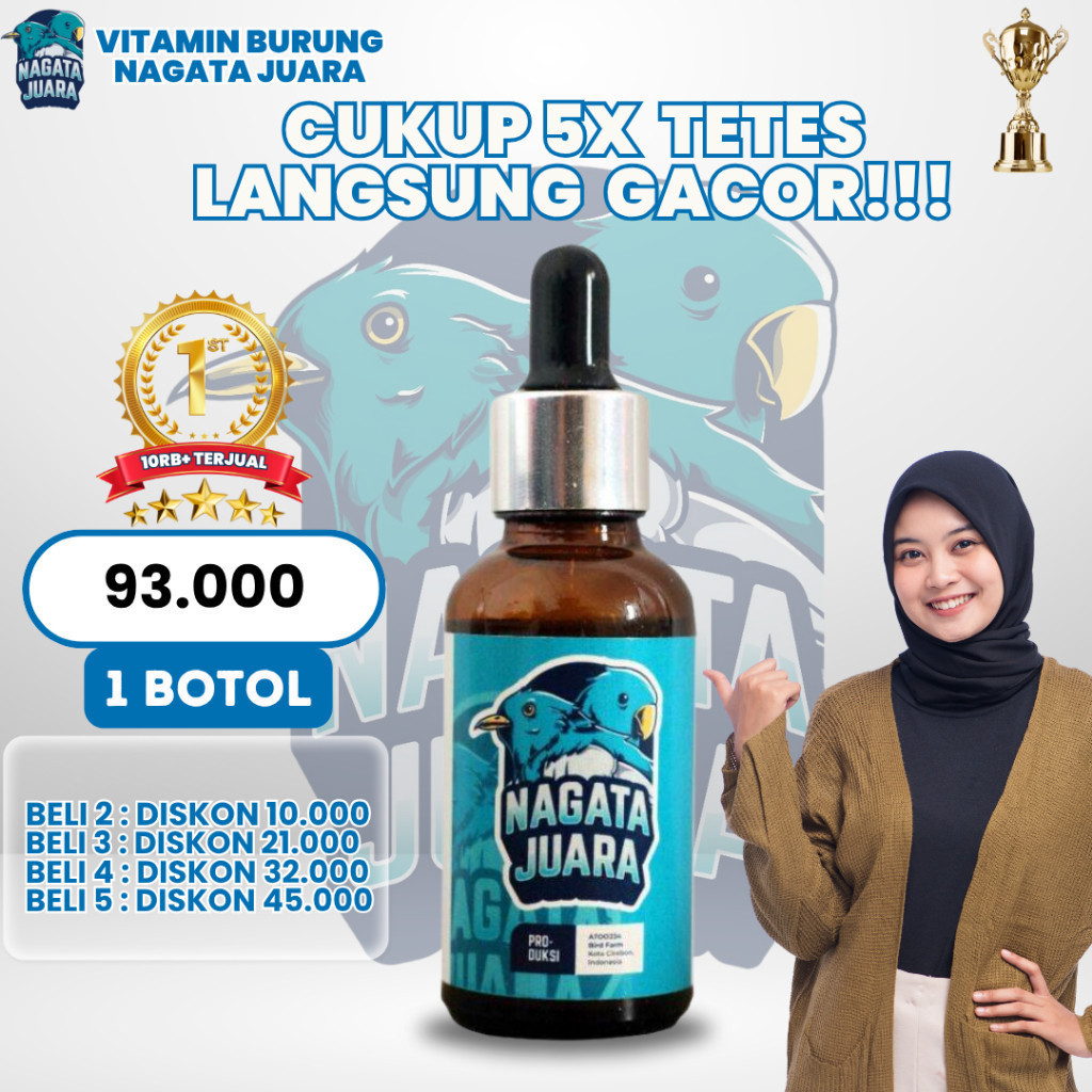 Jual Sumber Inovasi Lestari Doping Burung - NAGATA JUARA | Vitamin ...