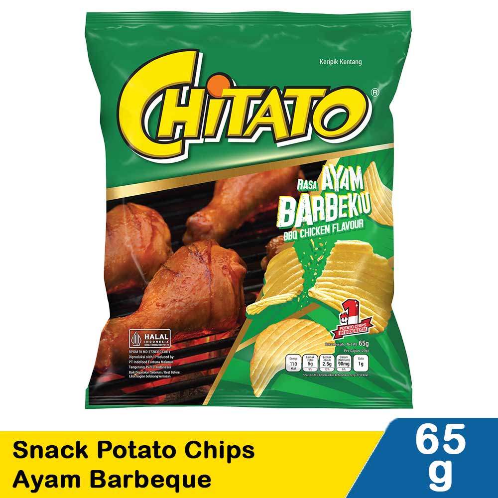 Jual CHITATO SNACK POTATO CHIPS AYAM BARBEQUE 65g | Shopee Indonesia