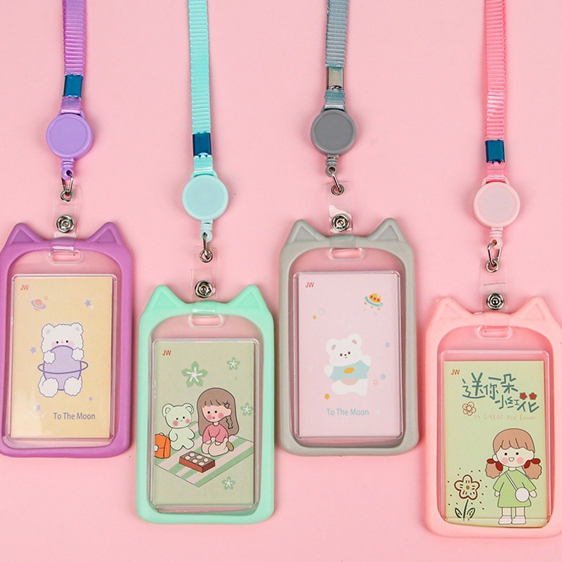 Jual Lanyart Card Holder Id Card HC Name Tag Lanyard Gantungan Kartu ...