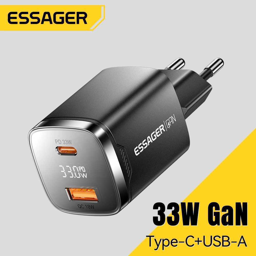 Jual Kepala Charger Dual Port GaN Fast Charging PD 33W - ES-CD45 ...