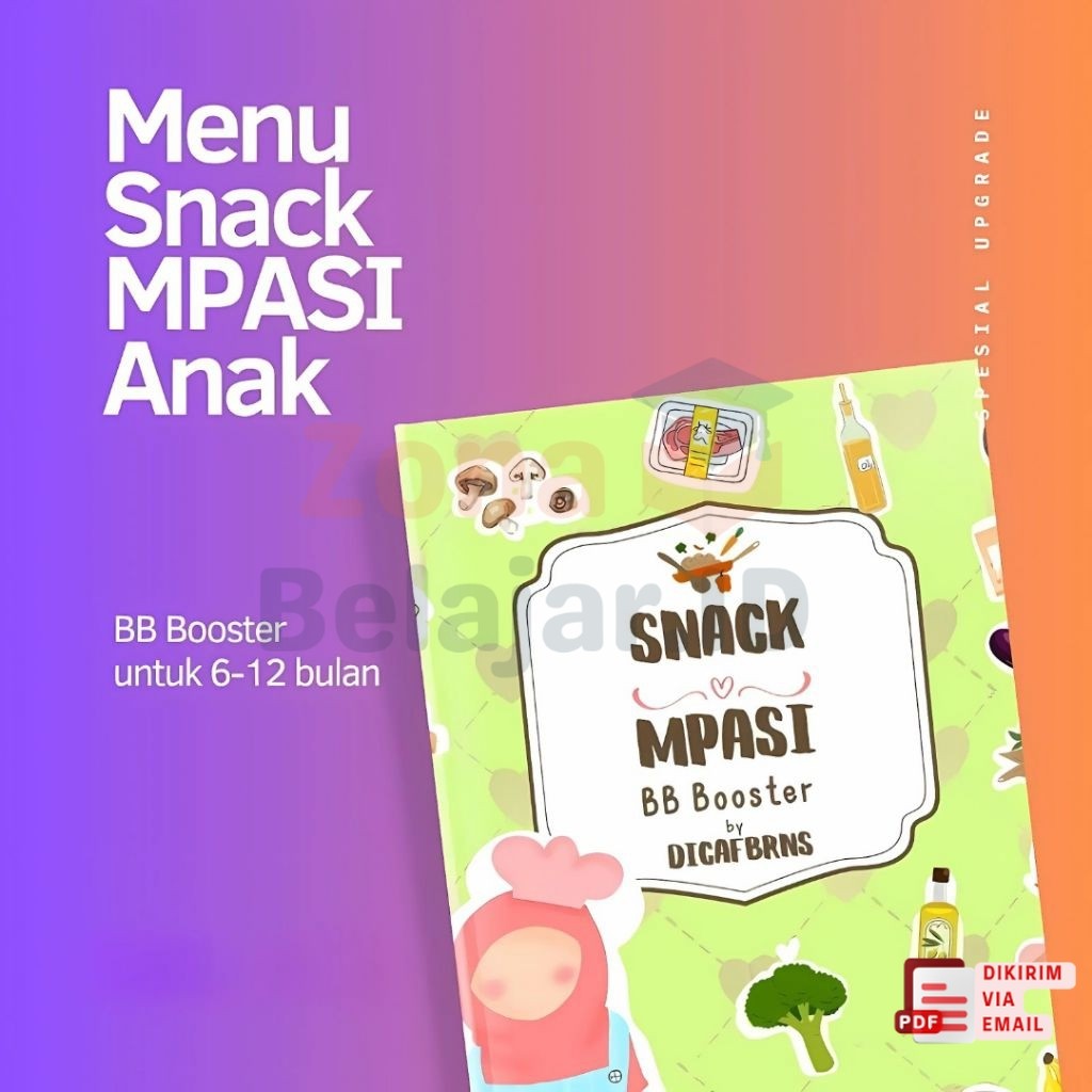 Jual Menu Snack MPASI Simple & Bergizi | Resep Camilan BB Booster untuk ...