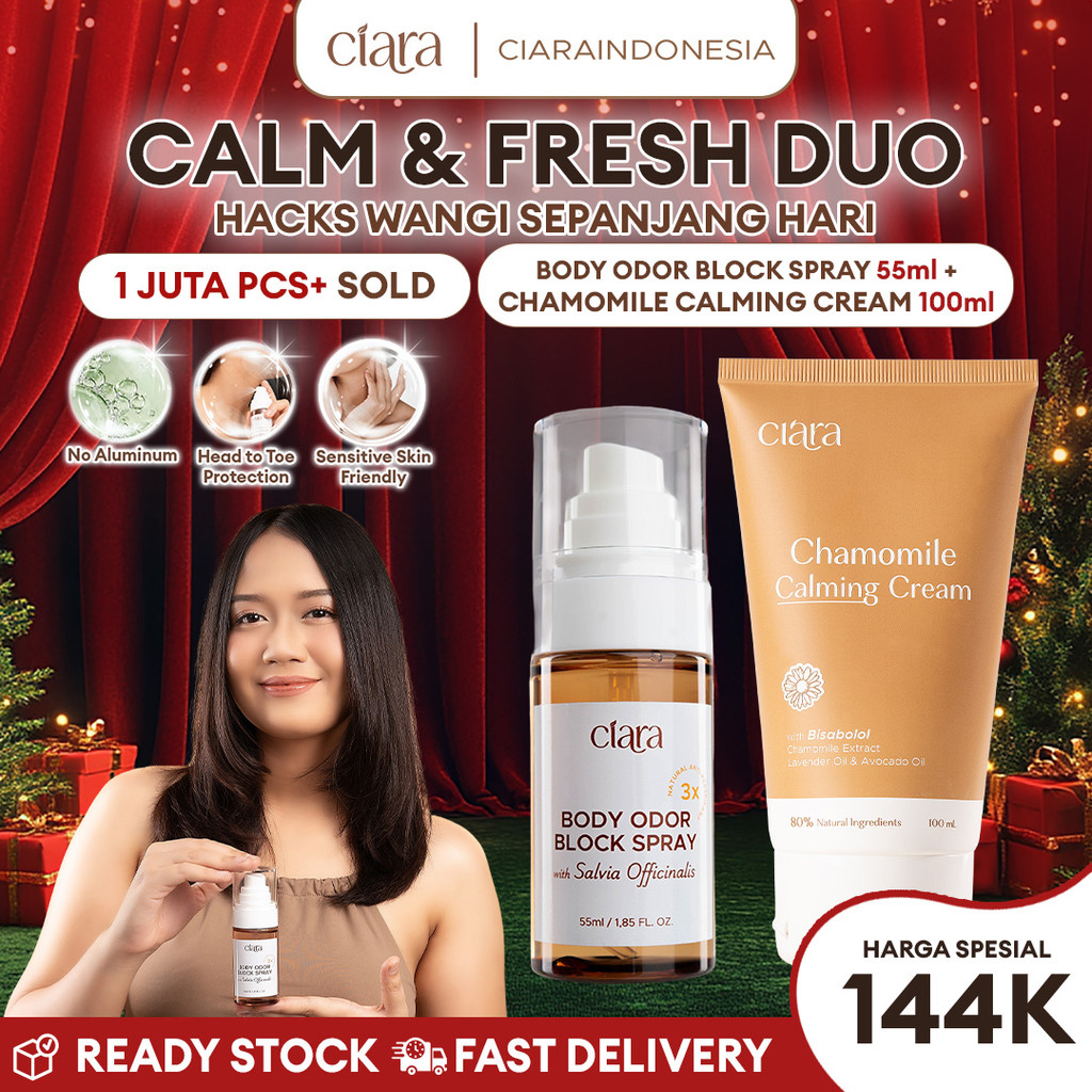 Jual [READY STOCK NEW LAUNCH] Ciara Body Odor Block Spray X Chamomile ...
