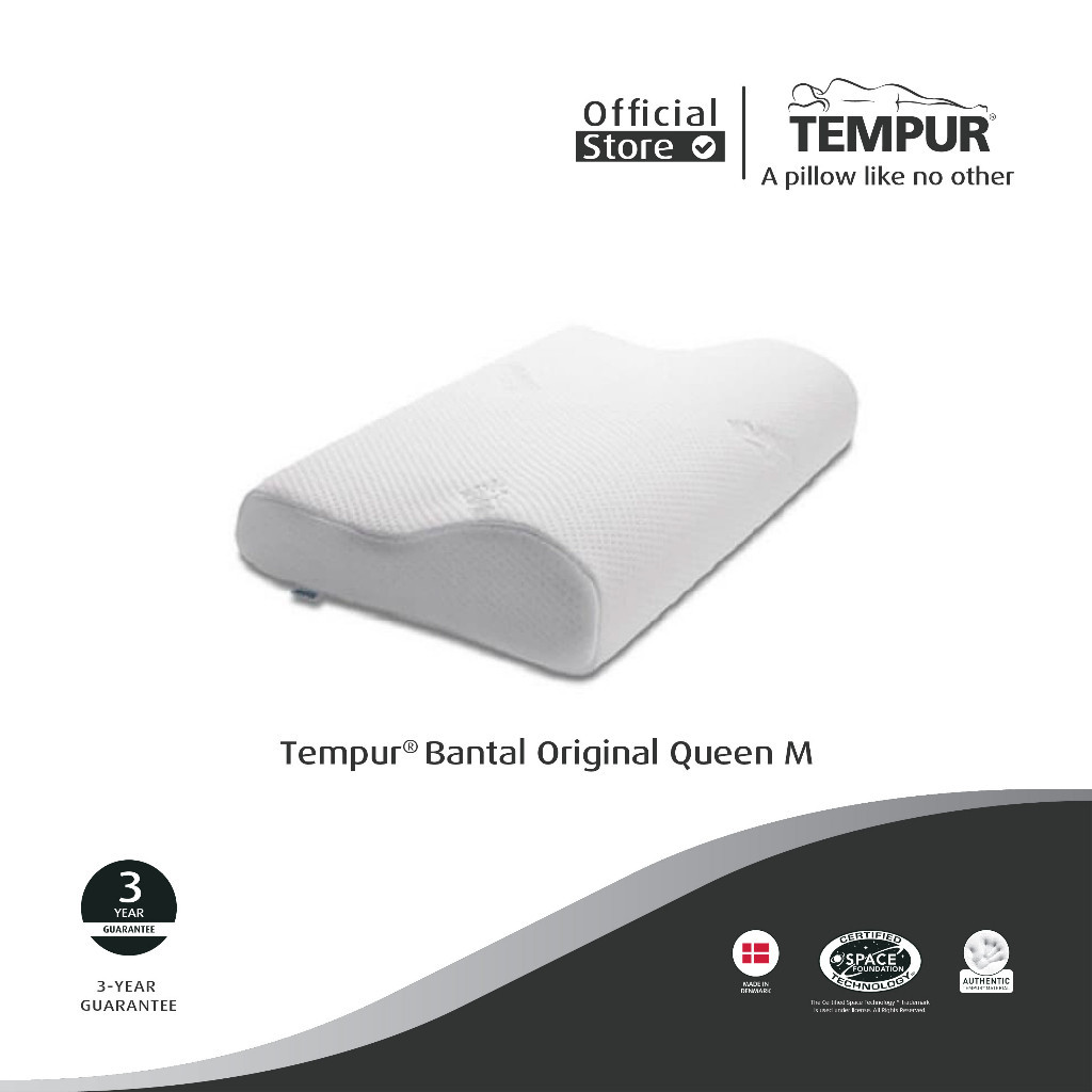 Jual TEMPUR Original Queen [M] Pillow / Bantal | Shopee Indonesia