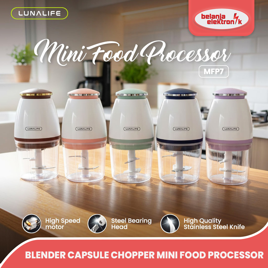 Jual LUNA LIFE BLENDER CAPSULE CHOPPER MINI FOOD PROCESSOR PENGGILING ...