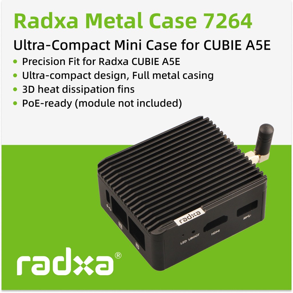 Jual Radxa Metal Case 7264 for A5E, Metal Enclosure | Shopee Indonesia