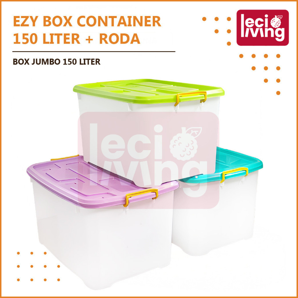 Jual EZY BOX CONTAINER 150 LITER + RODA - Box Container / Kontainer Box ...
