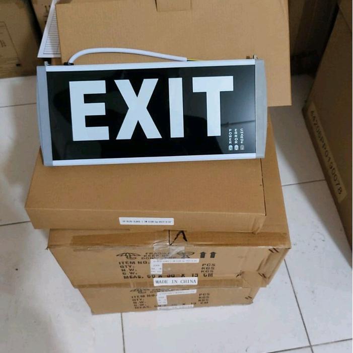 Jual Opple Exit 3 Watt 3w Emergency LED 2 Sisi Sign Lamp High Kualitas ...