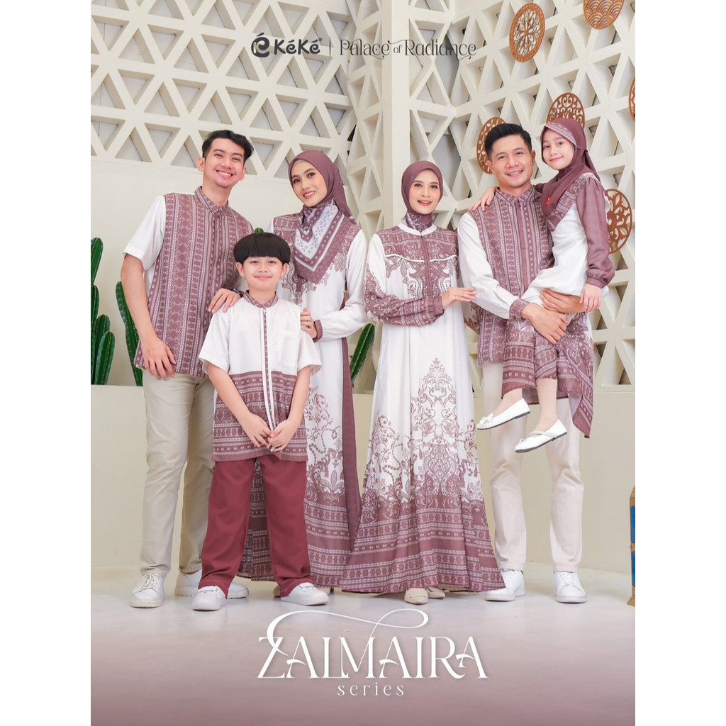 Jual KEKE Sarimbit Abaya Gamis Koko Couple Keluarga Motif Terbaru 2026 ...