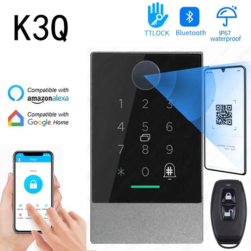Jual IP67 Waterproof Keypad QRcode Scanner K3Q Optional Remote Control ...