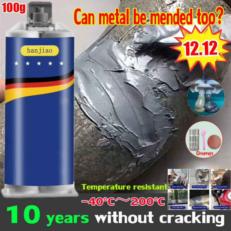 Jual Lem AB Besi Super Kuat Tahan Panas Lem Perekat Super 100ml Lem ...
