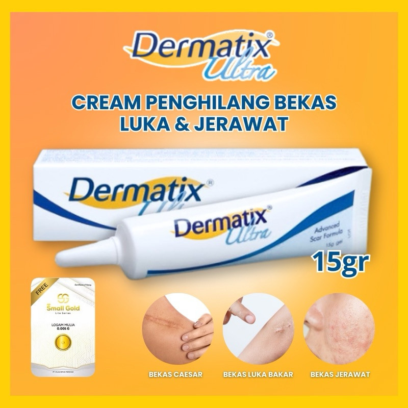 Jual Dermatix Ultra 15Gr Cream Krim Penghilang Bekas Luka 15 Gram ...