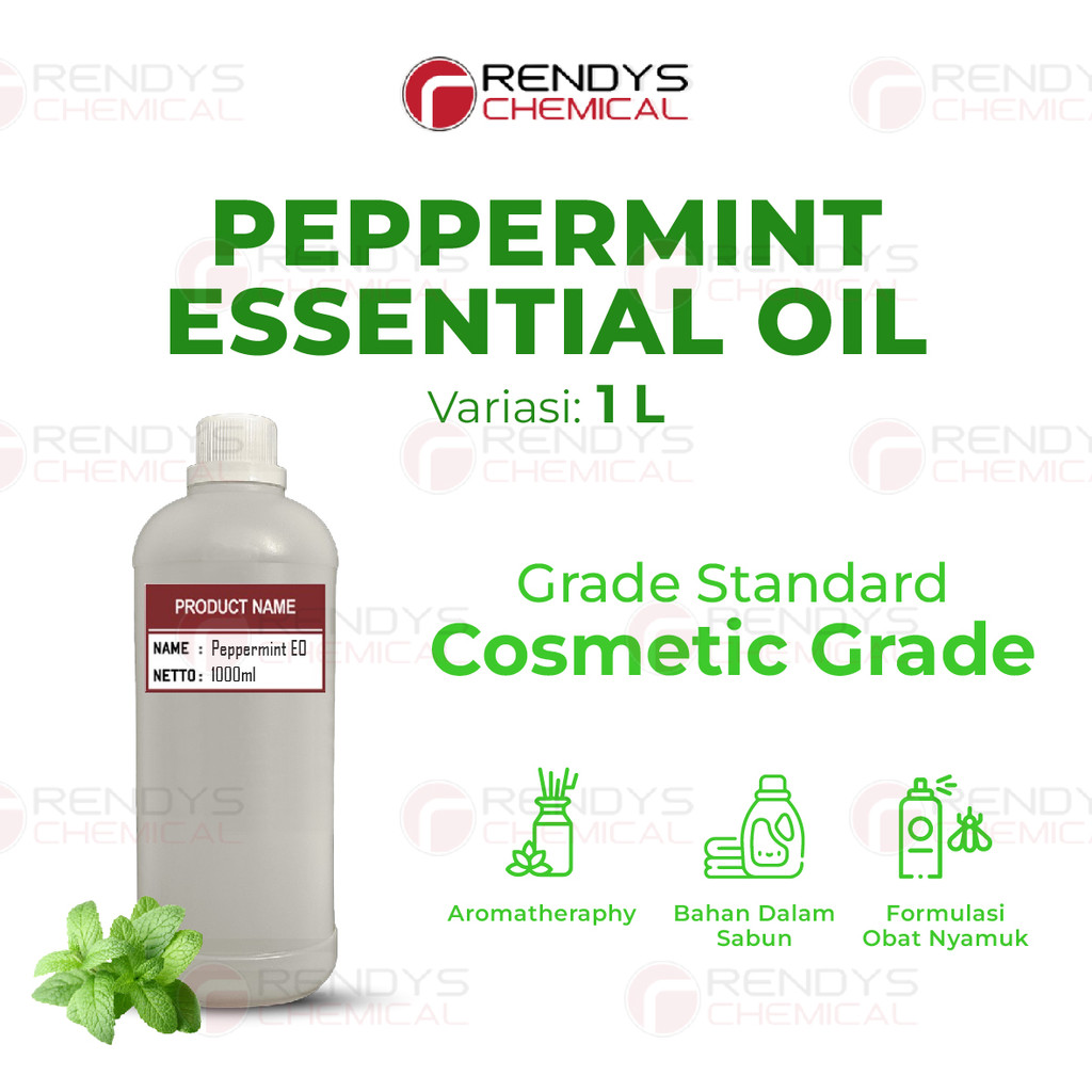 Jual Peppermint Essential Oil Ex. China 1 LT / Minyak Esensial Mint 1 ...