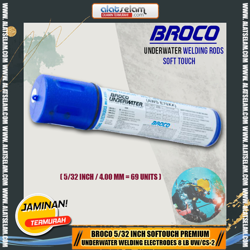 Jual BROCO 5/32 inch SofTouch Premium Underwater Welding Electrodes 8 ...
