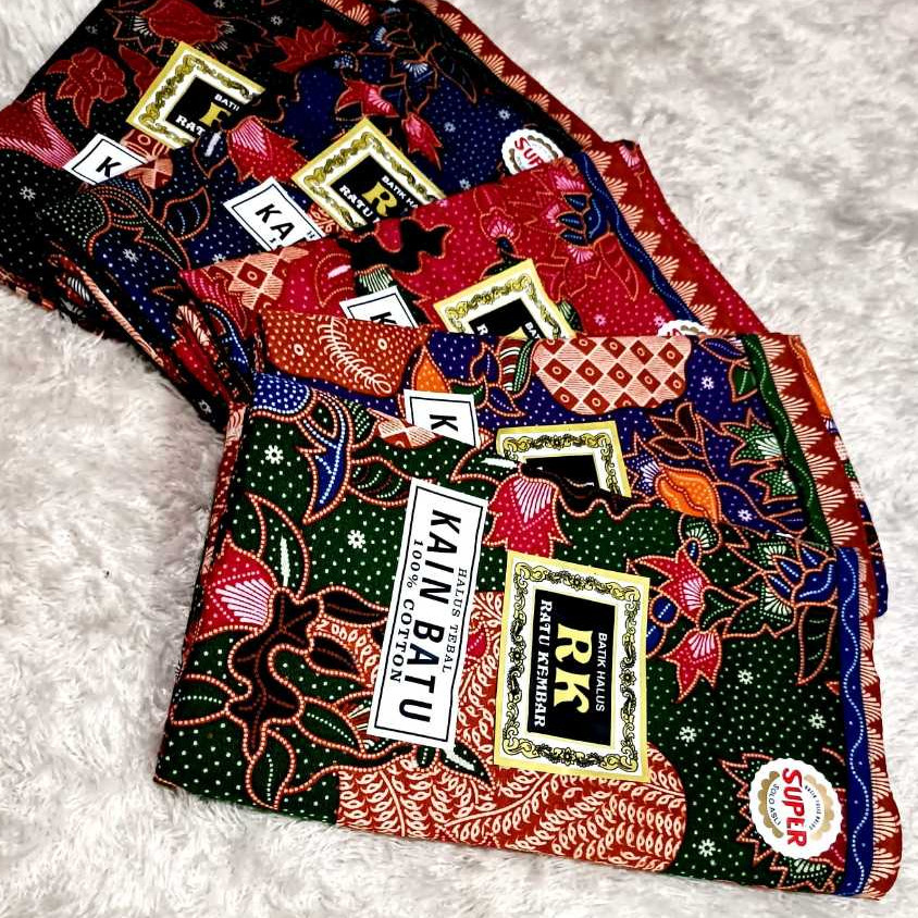 Jual AST - KAIN PANJANG BATIK BUNGA WARNA CERAH BATIK RK JARIT SAMPING ...