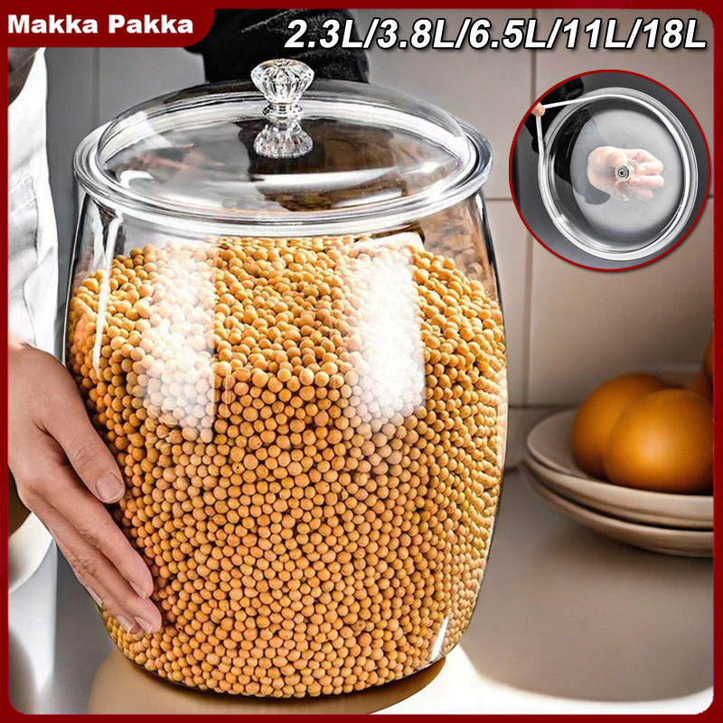 Jual 2.3L/3.8L/6.5L/11L/18L Toples Anti Bocor Transparan Kapasitas ...