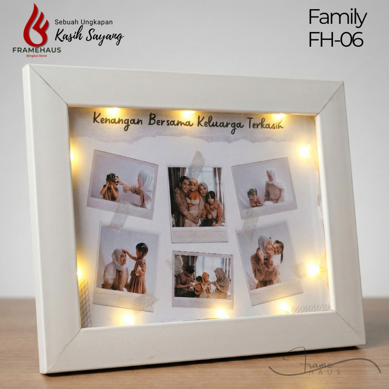 Jual Frame Haus - Cetak Foto Frame Lampu Pigura Kado Bingkai Estetik ...