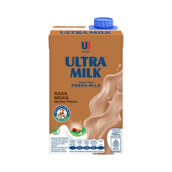 Jual ULTRA MILK RASA MOKA 750 ML | Shopee Indonesia