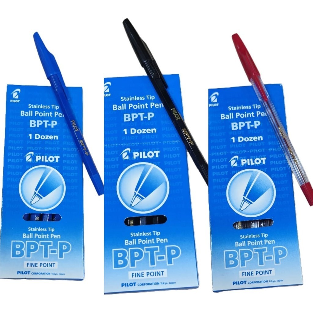 Jual Pilot Pen Ballpoint BPT-P / Pulpen Pilot BPTP HITAM / BIRU BPT ...